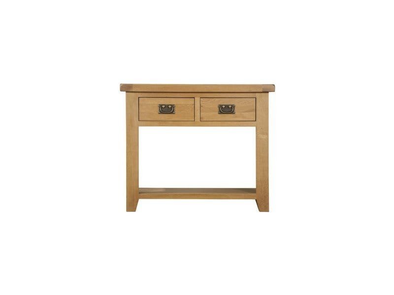 What Stores - SHERBOURNE NATURAL CONSOLE TABLE WITH 2 DRAWERS - HT02